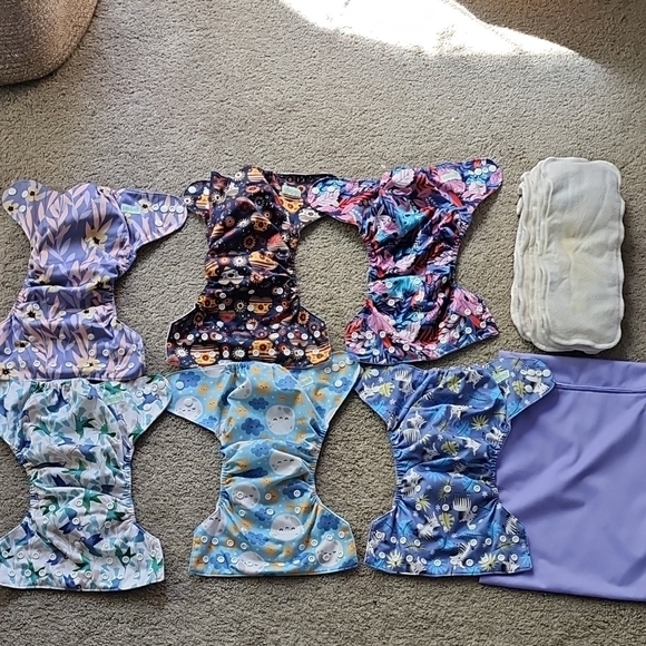 Accessories | Colorful Kids Cloth Diaper Set | Poshmark